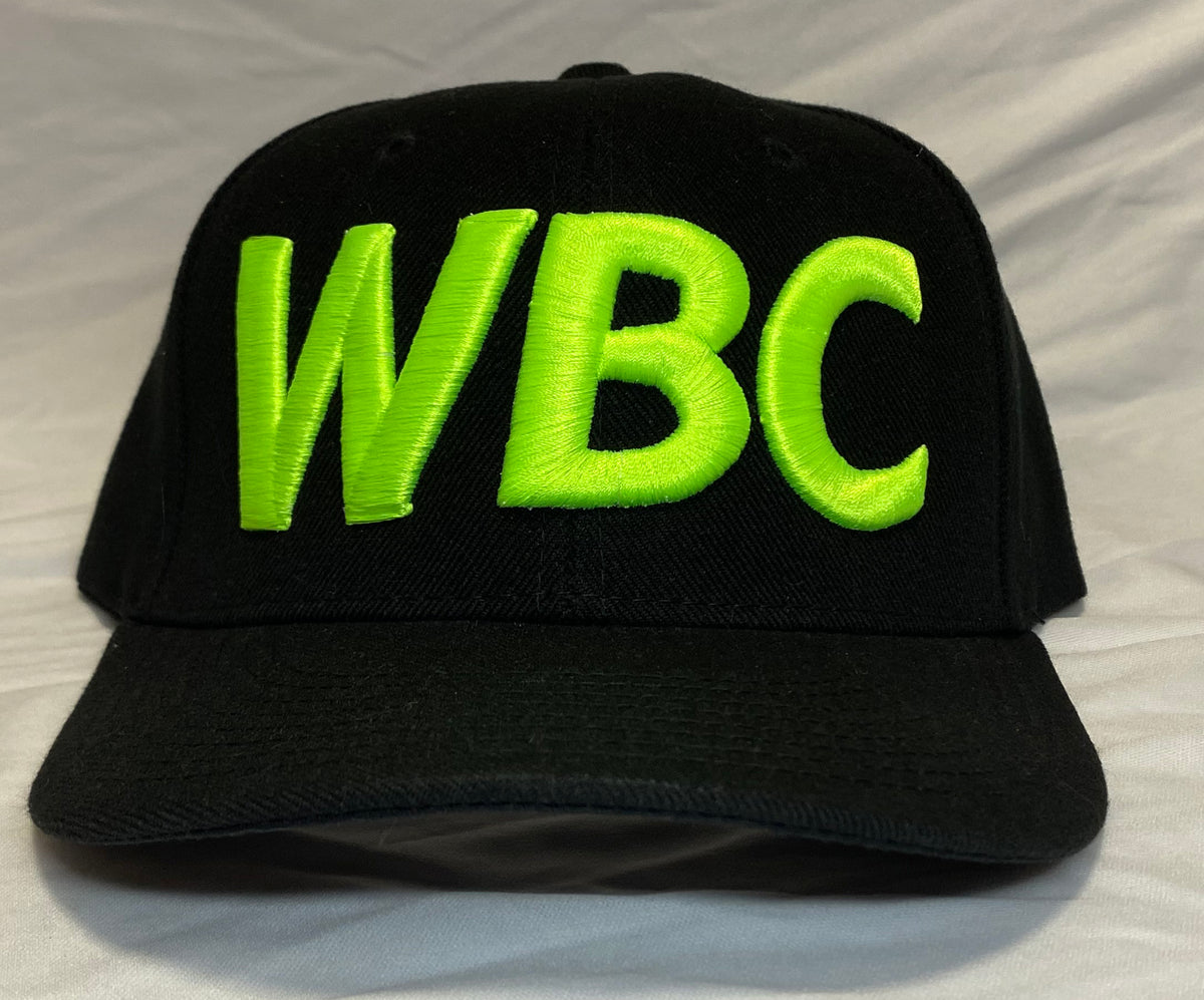 GREEN NEON WBC HAT – F4STUDIOSSHOP