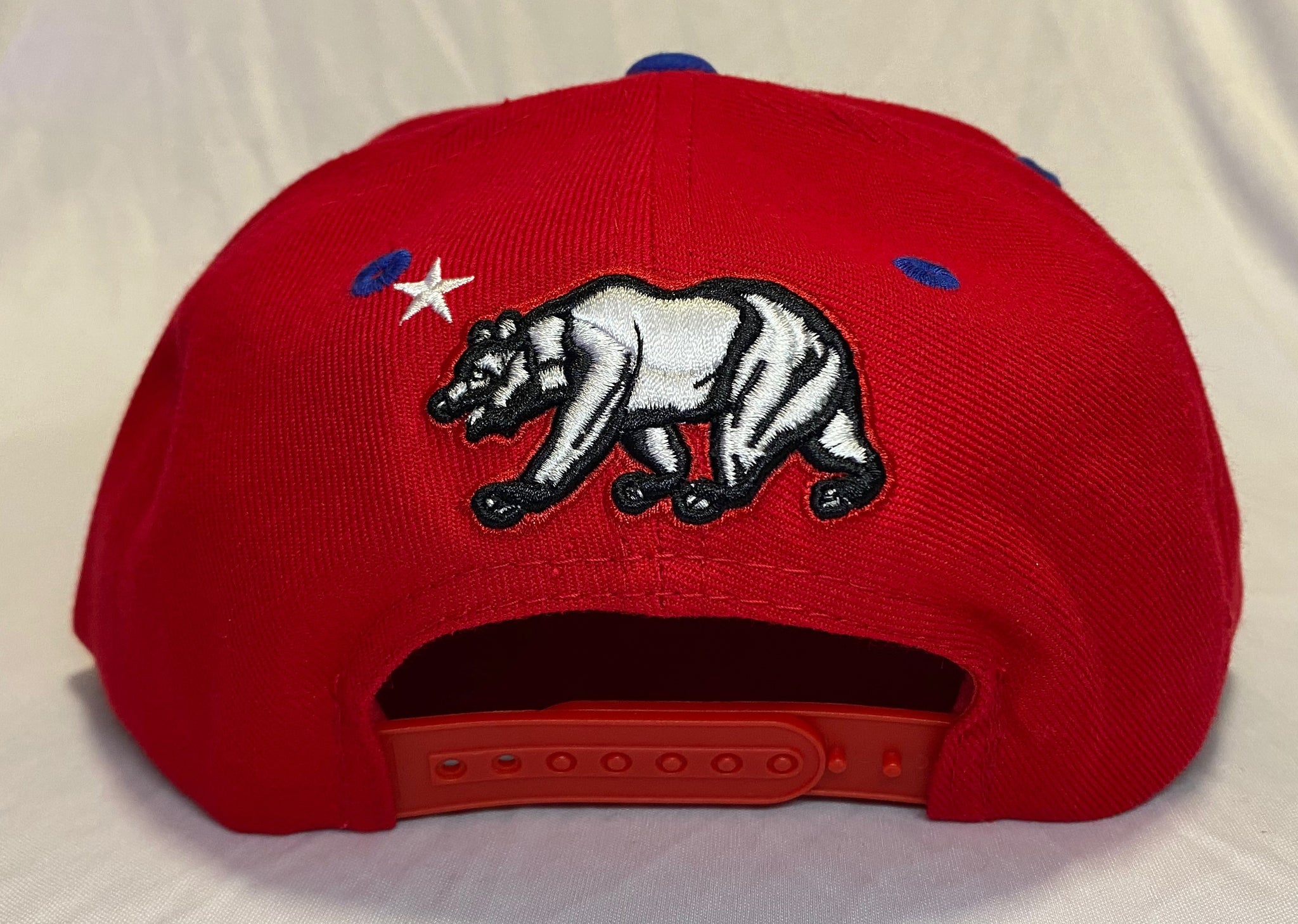 RED \ BLUE CALIFORNIA REPUBLIC HAT – F4STUDIOSSHOP